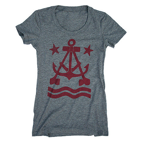 Anchor A Women's Scoop Neck T-Shirt – Vintage Inspired California ...